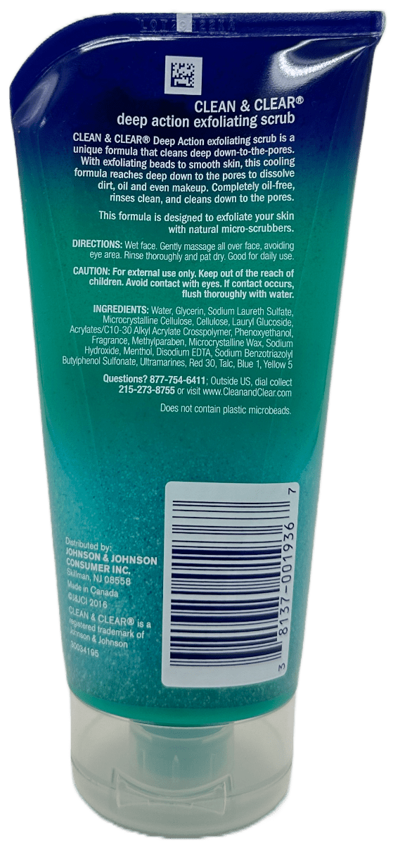 Clean & Clear Deep Action Exfoliating Scrub - 5 OZ