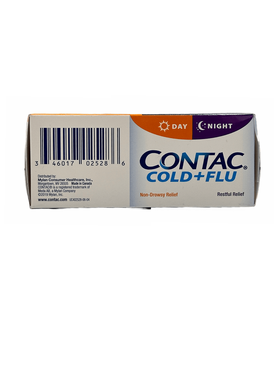 Contac Cold + Flu - Day & Night - 16 & 12 Caplets