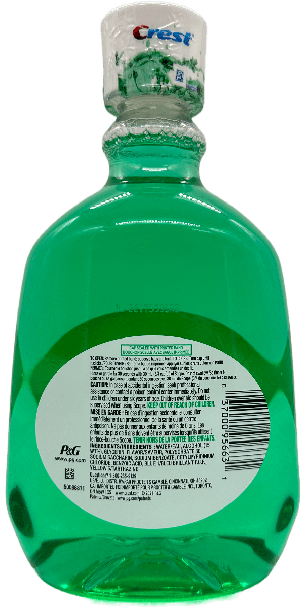 Crest Scope Classic Mouthwash, Original Mint