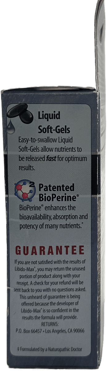 Libido-Max Power Extending Formula Male Enhancement - 30 Liquid Soft Gels