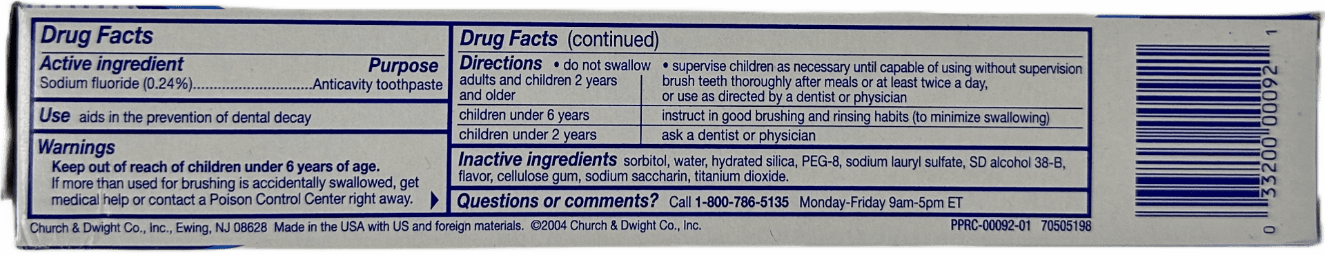 Pepsodent Complete Care Toothpaste - 5.5 Oz.