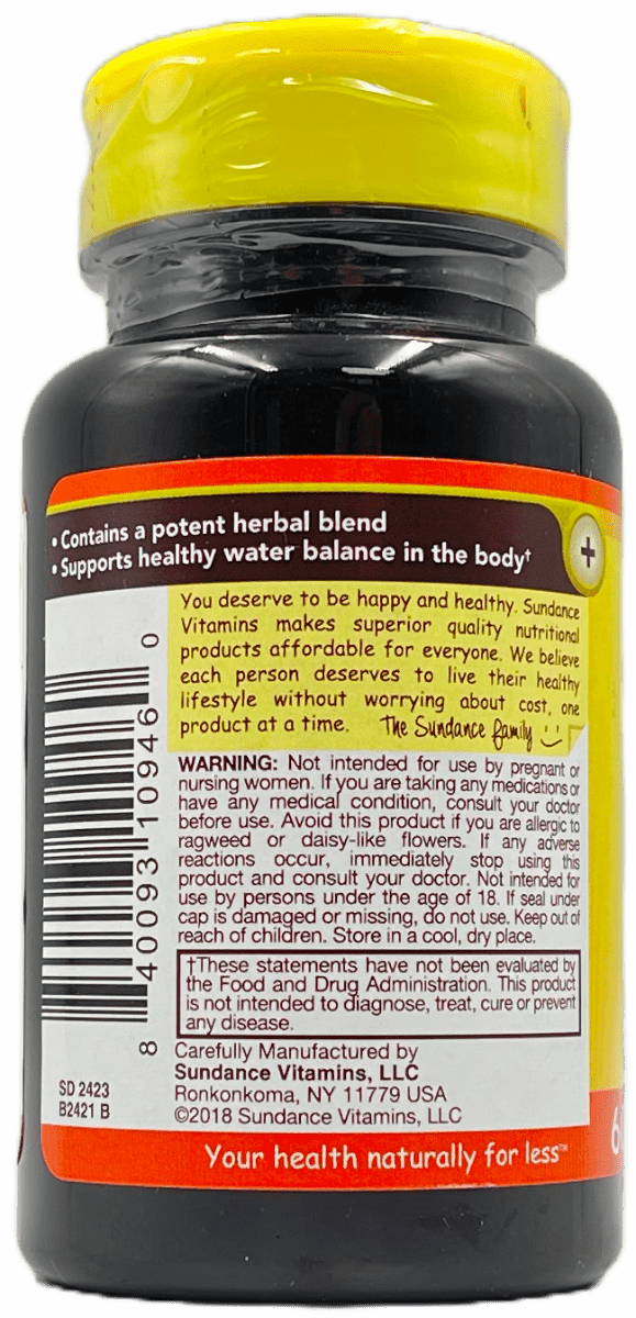 Sundance Super Water Pill - 60 tablets