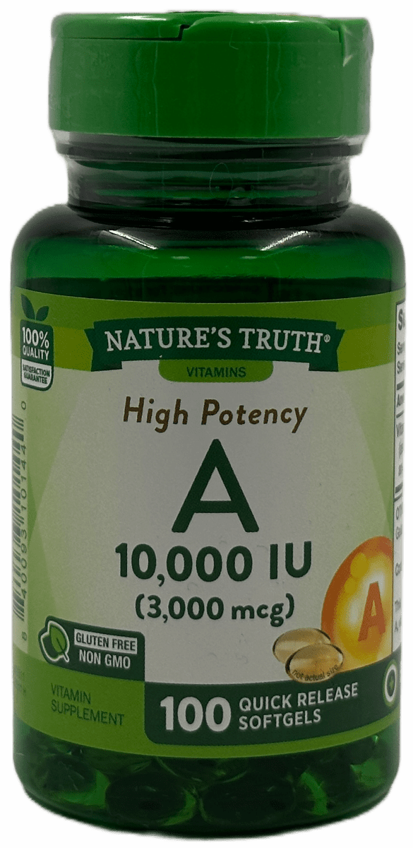 Nature's Truth High Potency Vitamin A - 10,000 IU Softgels