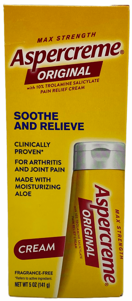 Aspercreme - Max Strength - Soothe and Relieve Cream - 5Oz.