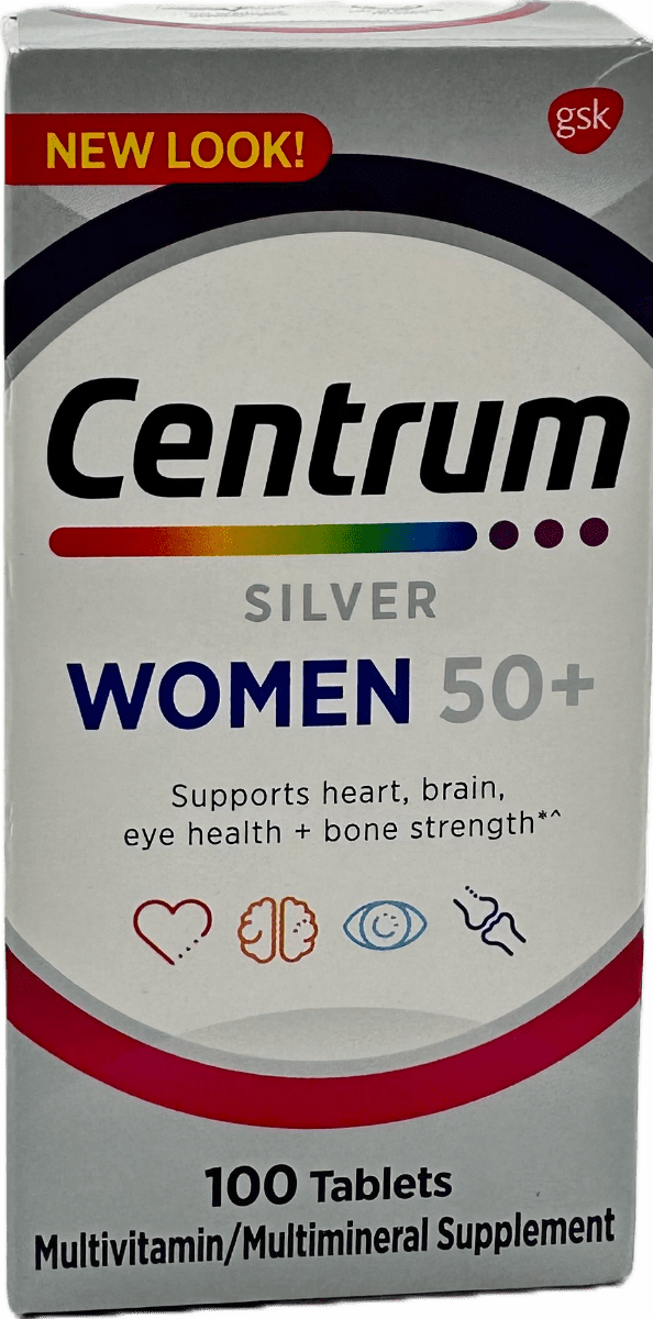 Centrum Silver - Women 50 + - Multivitamin Tablets - 100 Ct