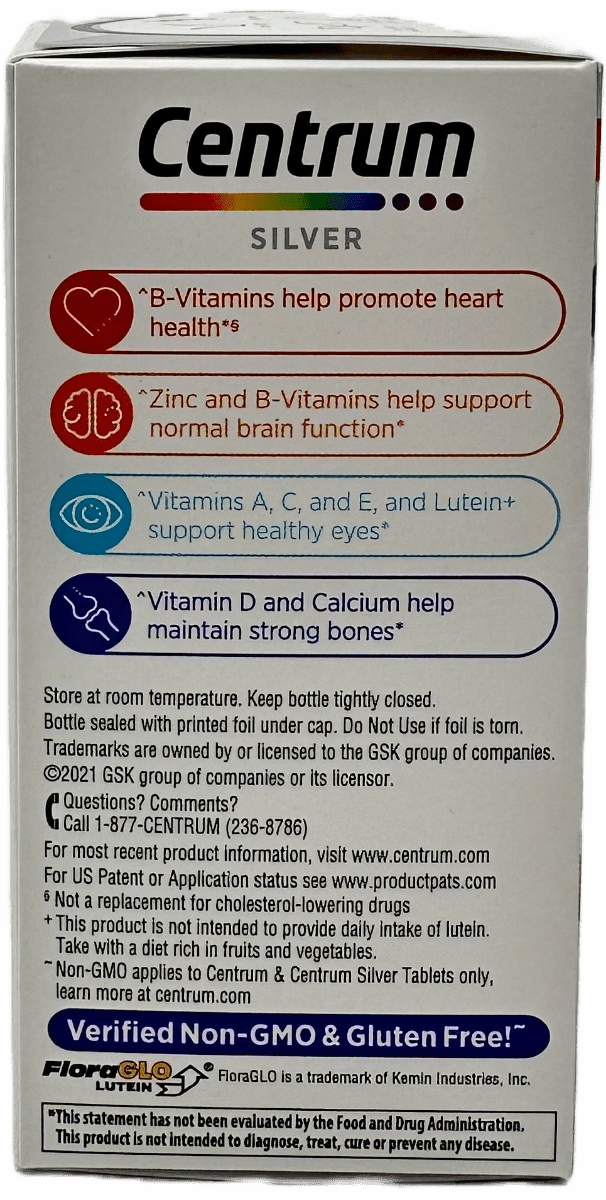 Centrum Silver Women 50+ Multivitamin Tablets - 100 ct
