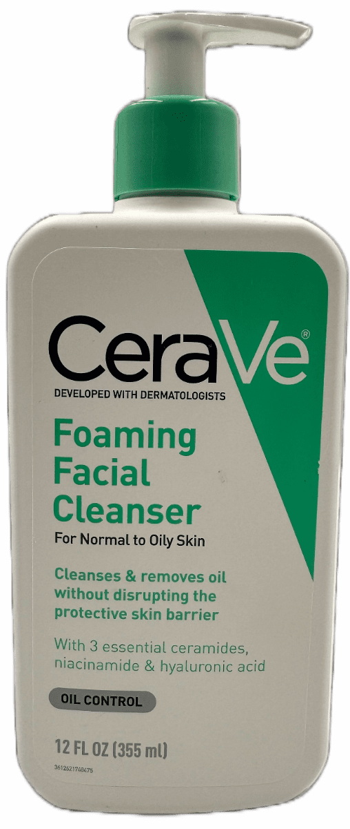 CeraVe Foaming Facial Cleanser for normal to oily skin - 12fl.oz, 355ml