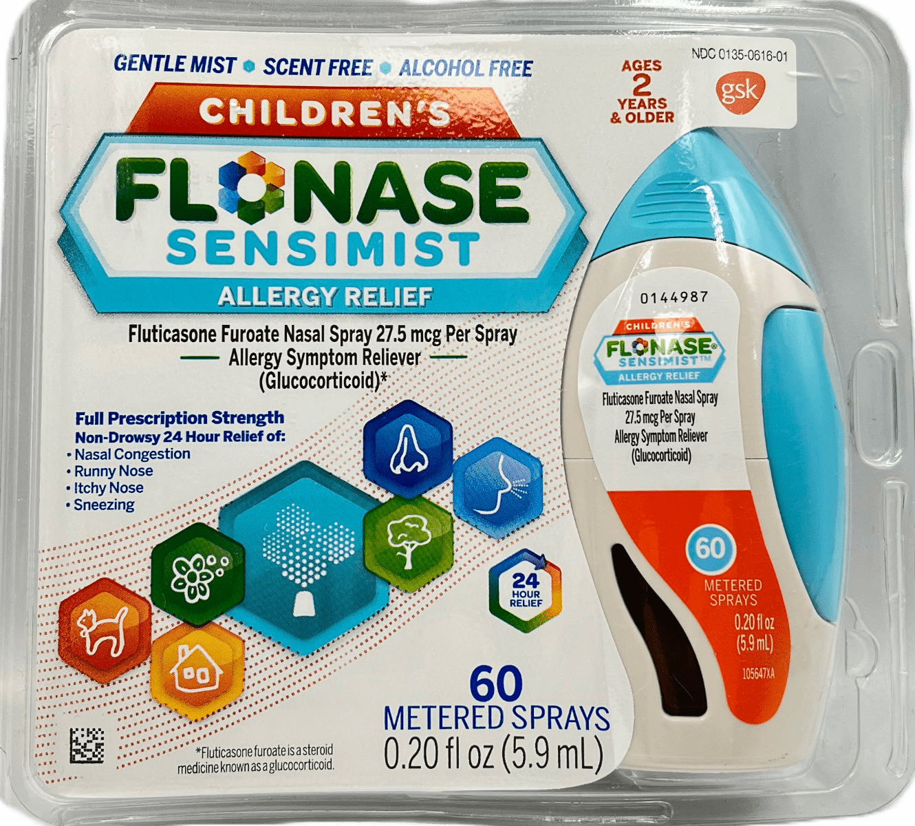 Children's Flonase Sensimist - 24-Hour Non-Drowsy Allergy Relief