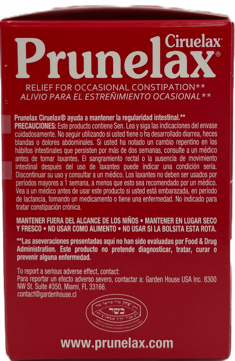 Ciruelax Prunelax Natural Laxative Tea - Regular Plum