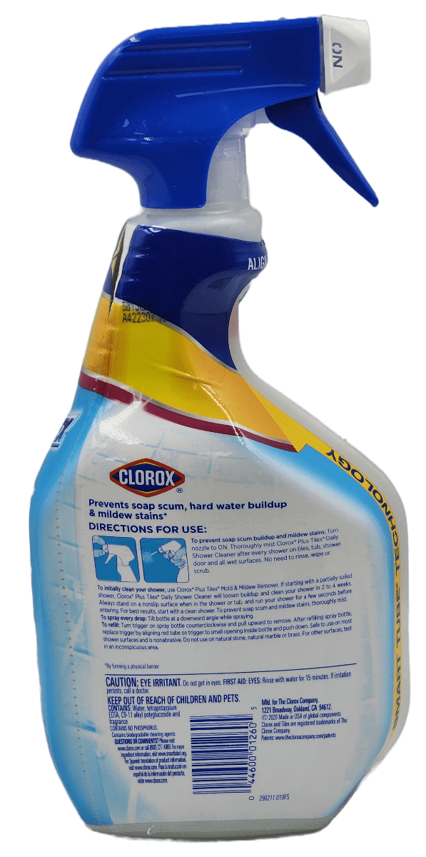 Clorox Plus Tilex Daily Shower Cleaner: 32 oz of Effortless Clean