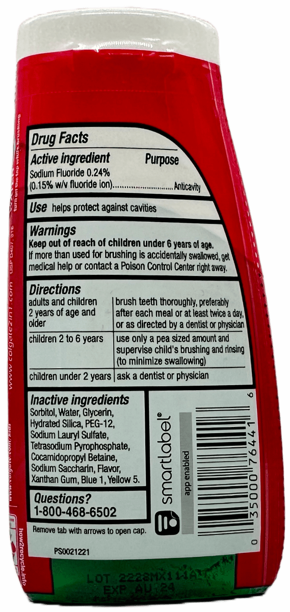 Colgate Watermelon Burst Toothpaste - 4.6 OZ - Branchbrook Pharmacy