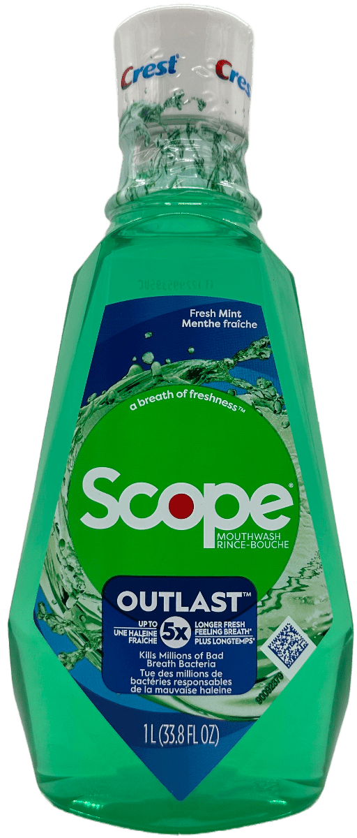 Crest - Scope Mouthwash - Fresh Mint - 33.8 Fl Oz