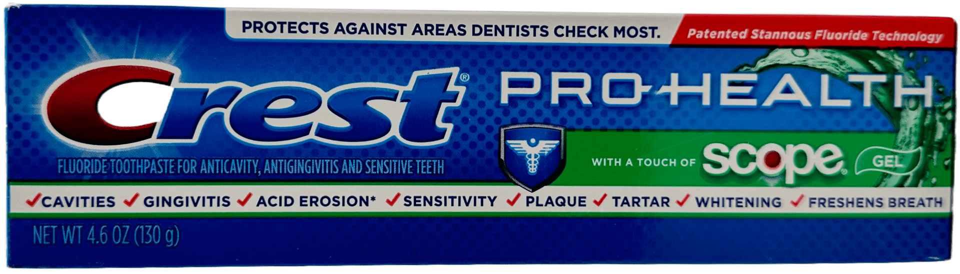 Crest Pro Health Toothpaste - Scope Gel - 4.6 Oz
