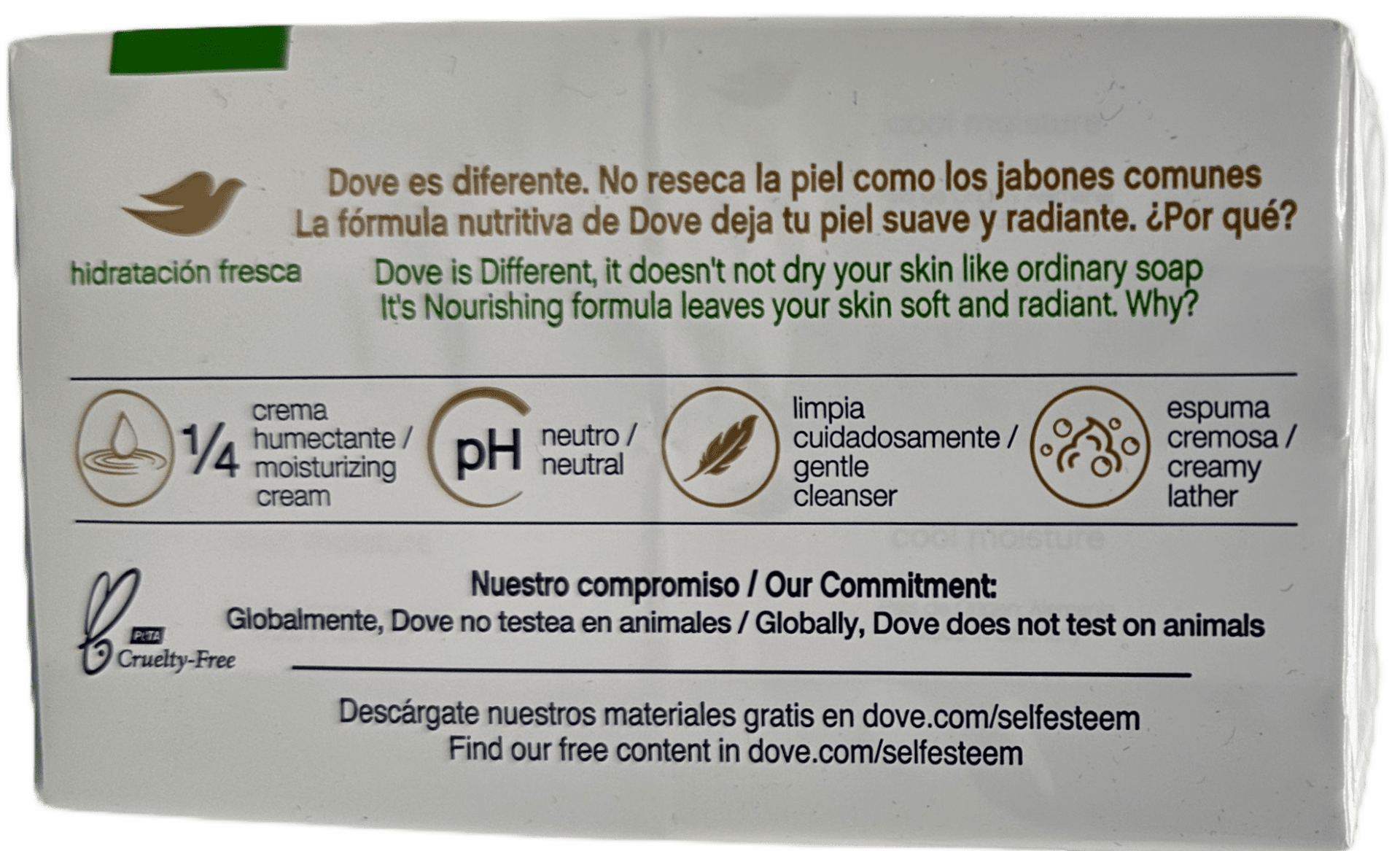 Dove Go Fresh Beauty Bar: 4-Pack for 14 Days of Soft Skin