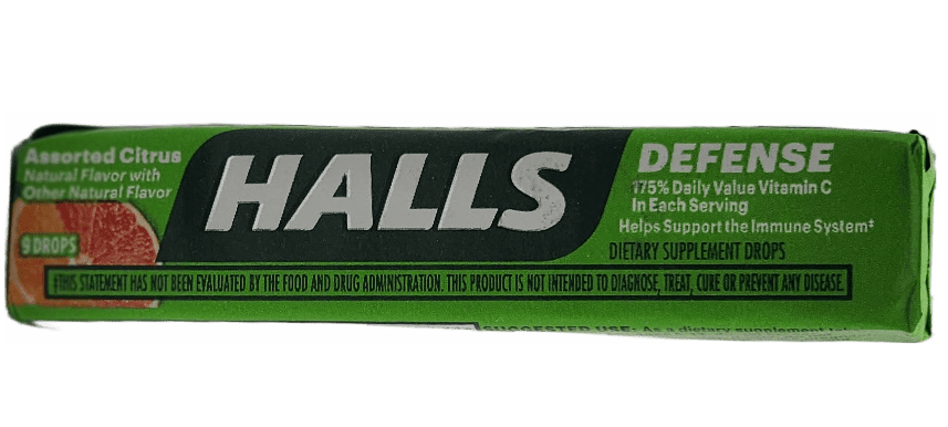 Halls Drops - Assorted Citrus - 9 Drops