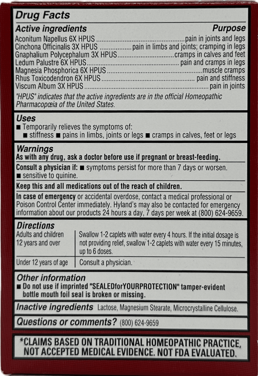 Hyland's Leg Cramps Relief | Calf & Foot Cramp Aid