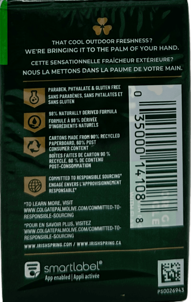 Irish Spring - Original Clean With Flaxseed Oil - 3 Ct | Branchbrook ...