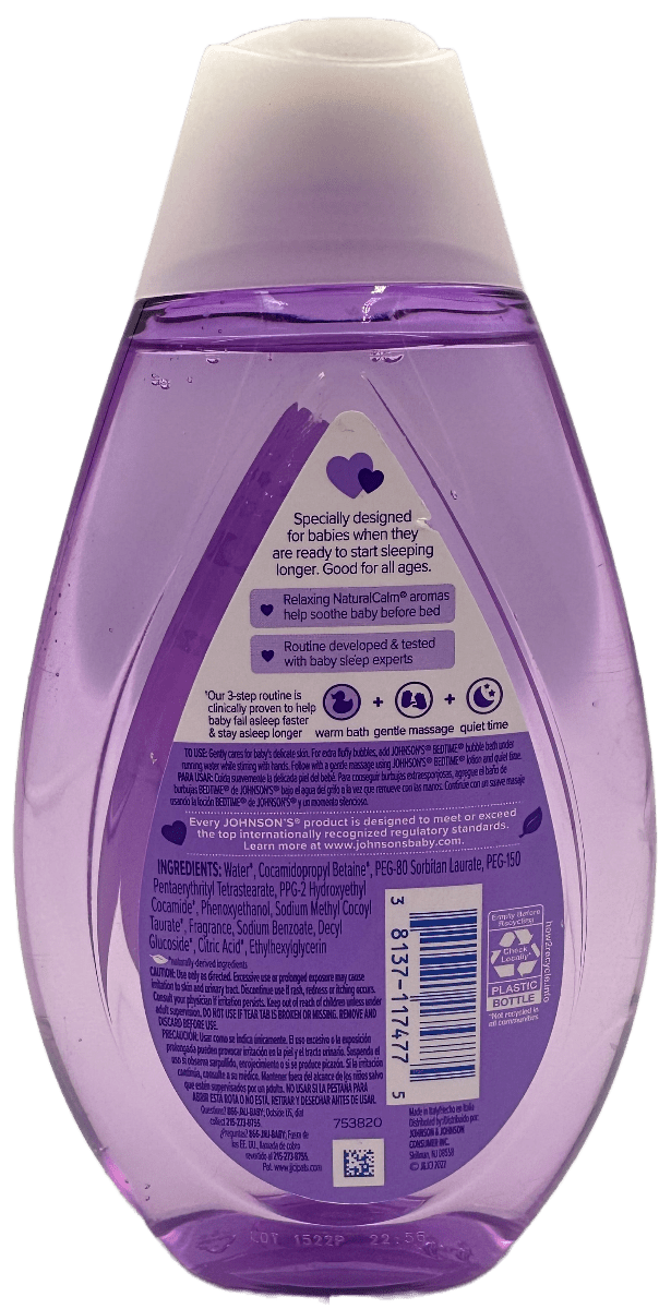 Johnson's Bedtime Bubble Bath | Gentle Baby Care