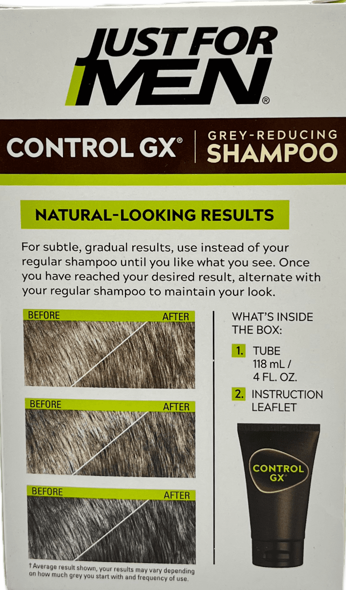 Control GX Grey Reducing Shampoo - Just For Men 4oz