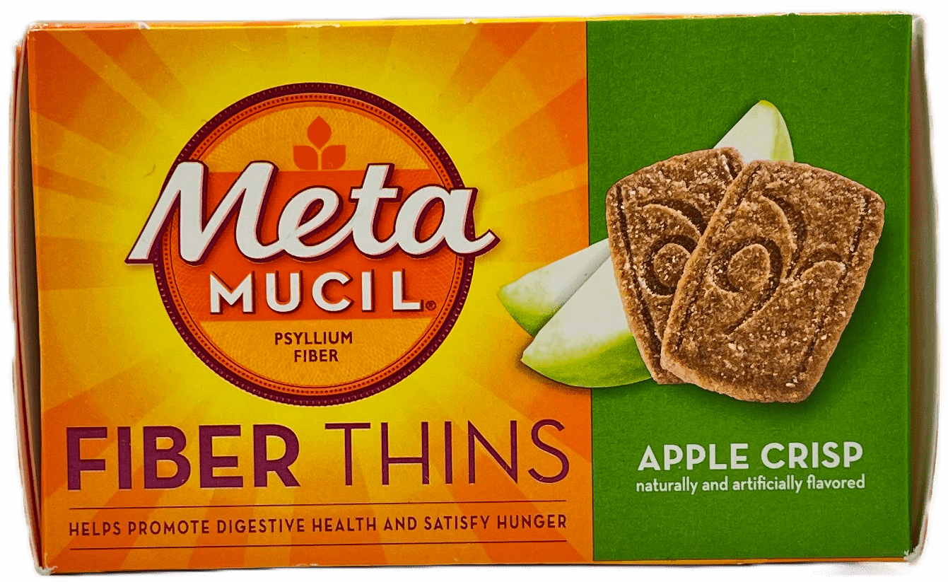 Meta Mucil Fiber Thins - Psyllium Fiber - Apple Crisp - 9.3 Oz ...
