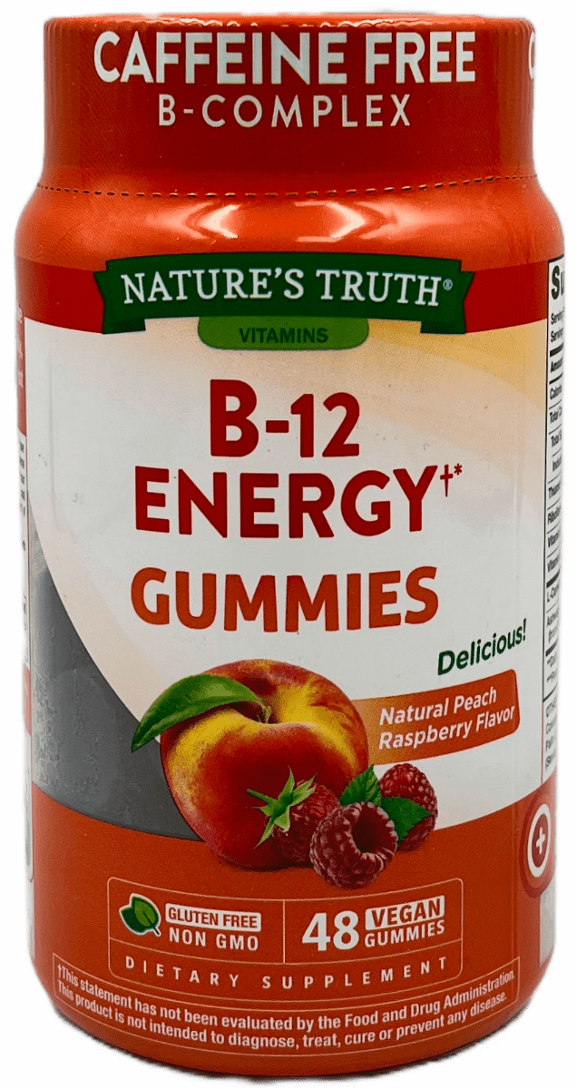 Nature's Truth B-12 Energy Gummies-48 Vegan gummies