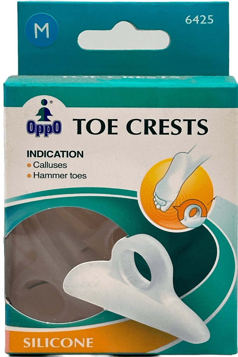 Oppo - Toe Crests - Silicone - M - 1 Pair | Branchbrook Pharmacy