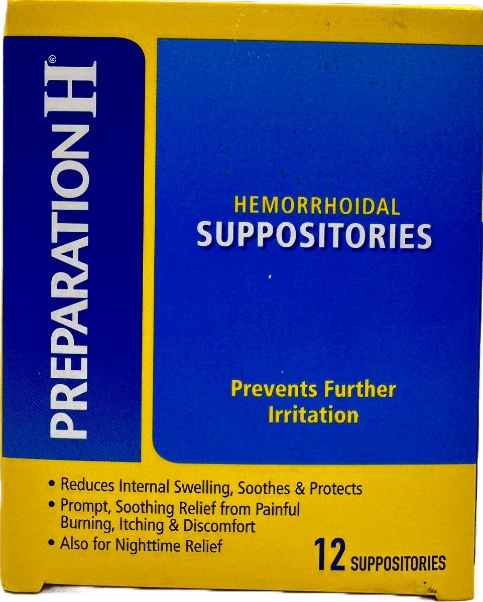 Preparation H - Hemorrhoidal Suppositories - 12 Ct | Branchbrook Pharmacy