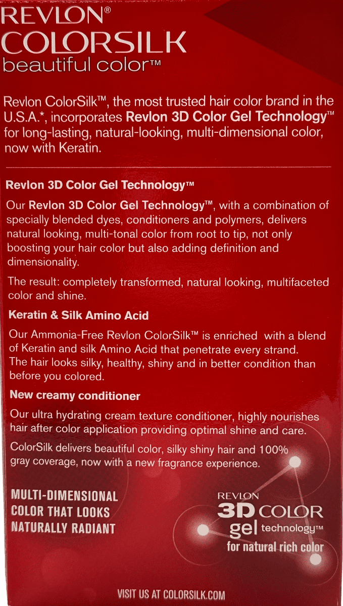 Revlon Colorsilk 43 Medium Golden Brown Hair Dye