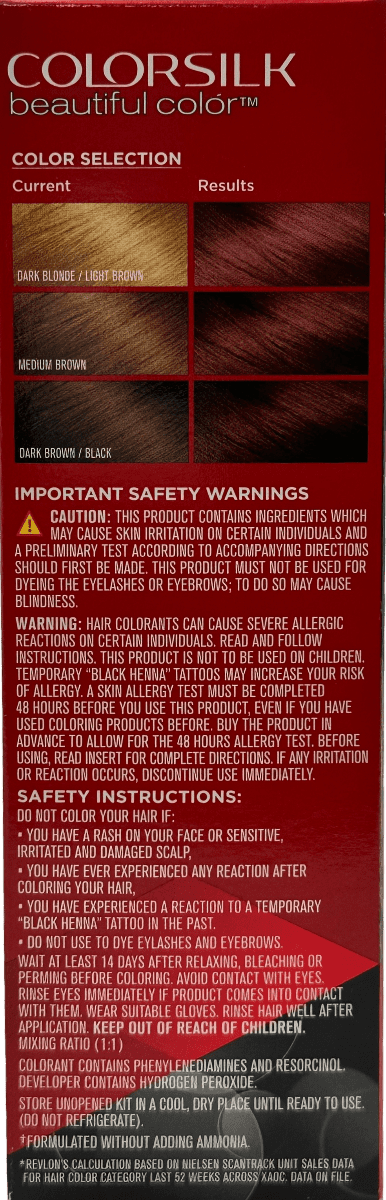 Revlon Colorsilk 49 Auburn Brown Hair Dye