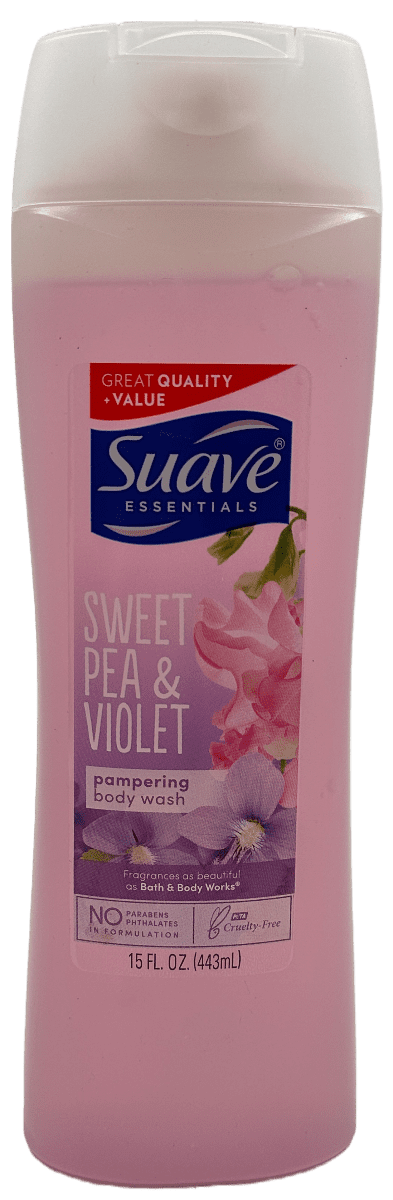 Suave Pampering Body Wash - Sweet Pea & Violet - 15 FL OZ