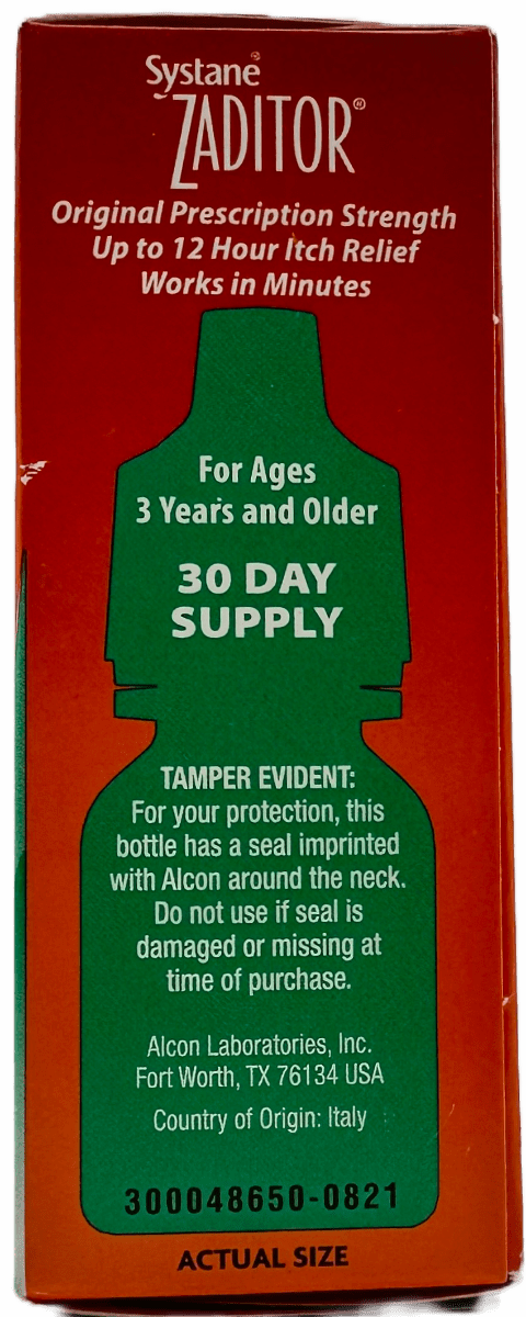 Systane Zaditor Antihistamine Eye Drops - 5 mL