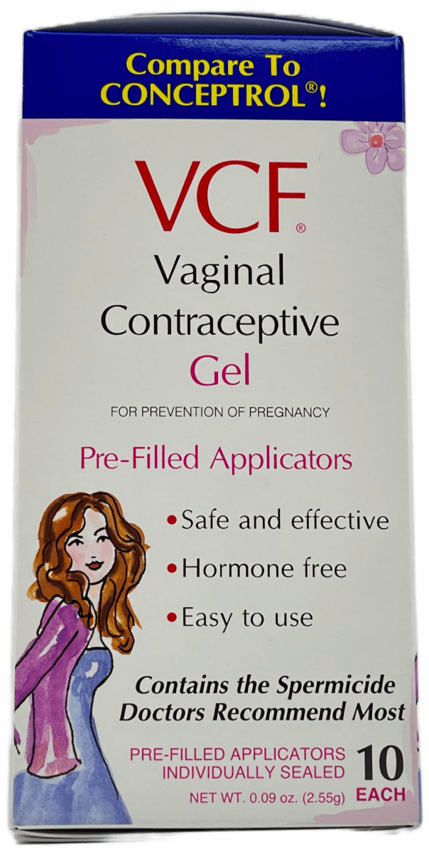 VCF Vaginal Contraceptive Pre-Filled Gel - 10 Ct