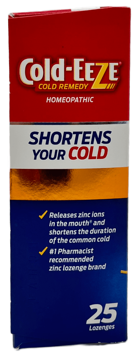 Cold-Eeze Lozenges: Natural Cold Relief in 25 Honey Lemon Doses