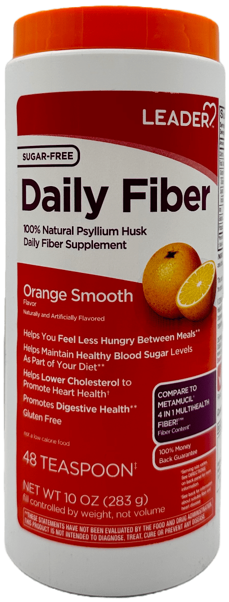 Leader Daily Fiber - Orange Smooth Flavor - 283 g