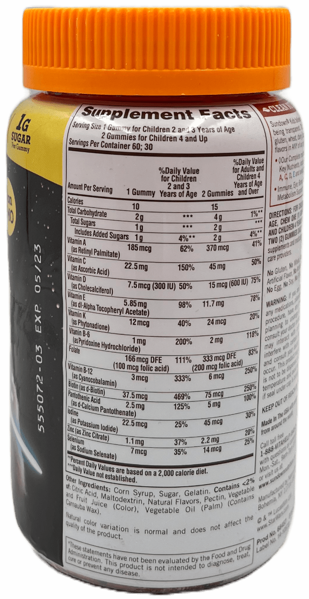 Sundown Kids Complete Multivitamin Gummies - Star Wars - 60 Ct ...