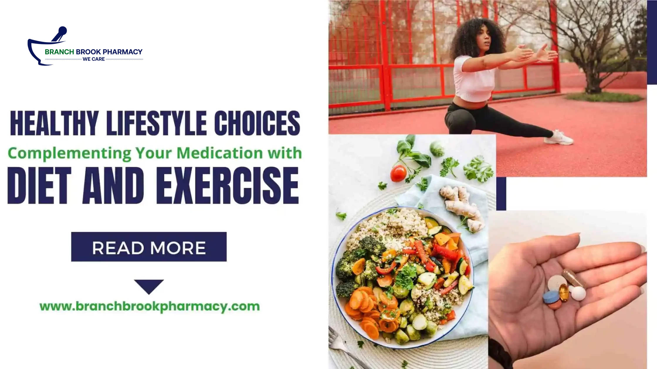 Healthy Lifestyle: Complement Medication with Diet & Exercise